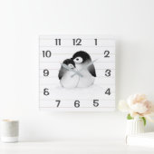 Personalized Penguins Home Decor Wall Clock | Zazzle