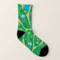 Personalized Perfection: Custom Initial Golf Socks | Zazzle