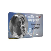 Personalized Pet Memorial | Rainbow Bridge Dogs License Plate | Zazzle
