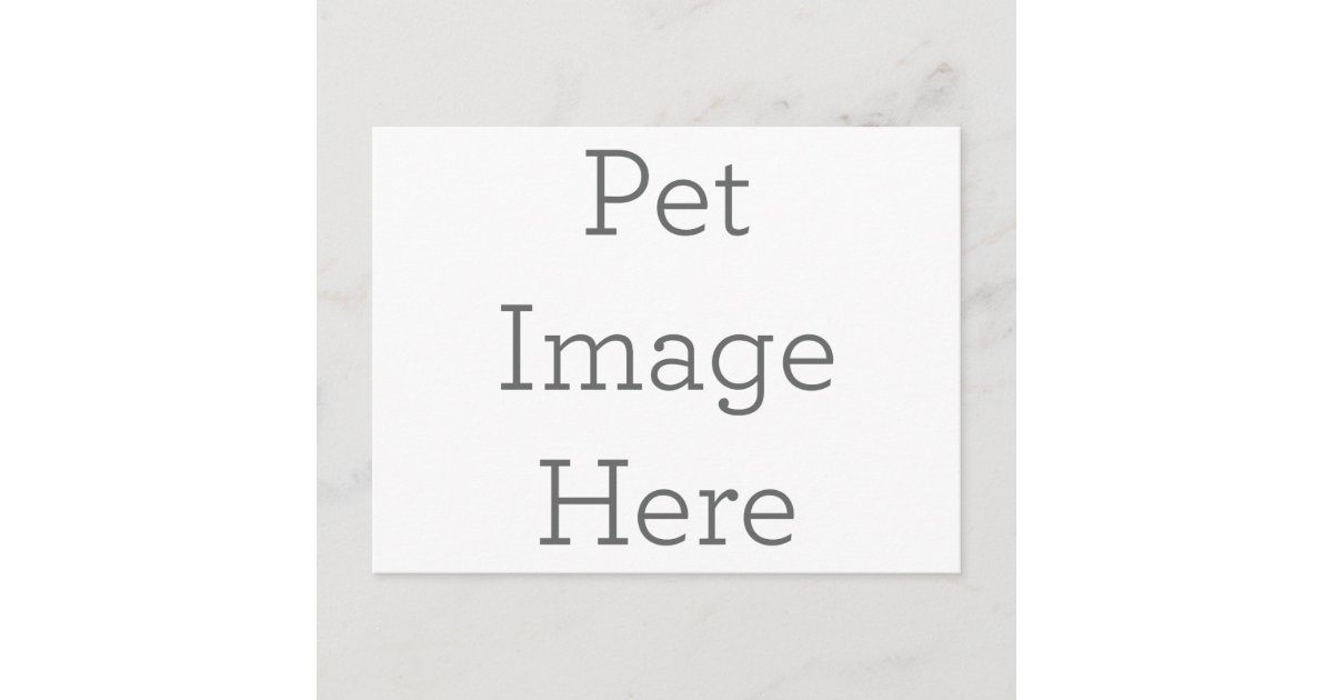Personalized Pet Postcard Gift | Zazzle