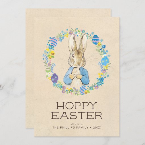 Personalized Peter Rabbit | Hoppy Easter Invitation | Zazzle