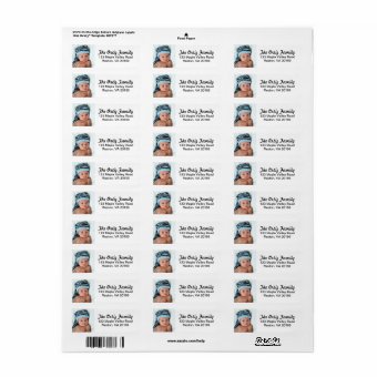 Personalized Photo Address Labels | Zazzle