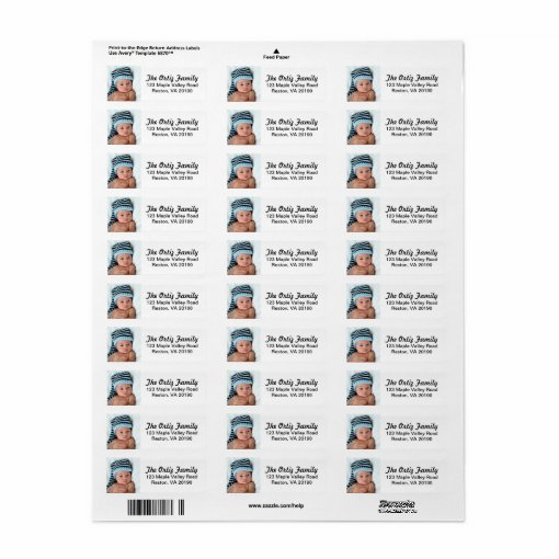 Personalized Photo Address Labels | Zazzle