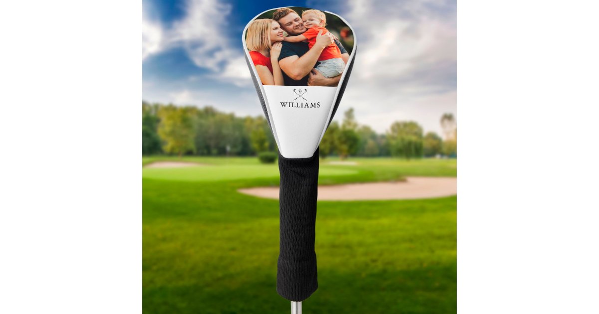 Personalized Photo And Name Golf Clubs Head Cover | Zazzle