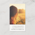 Personalized photo and personal information business card | Zazzle