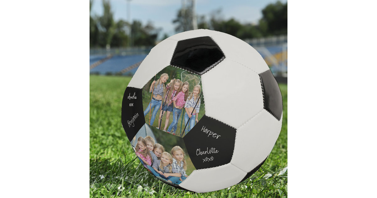 Personalized Photo and Signed Soccer Ball | Zazzle