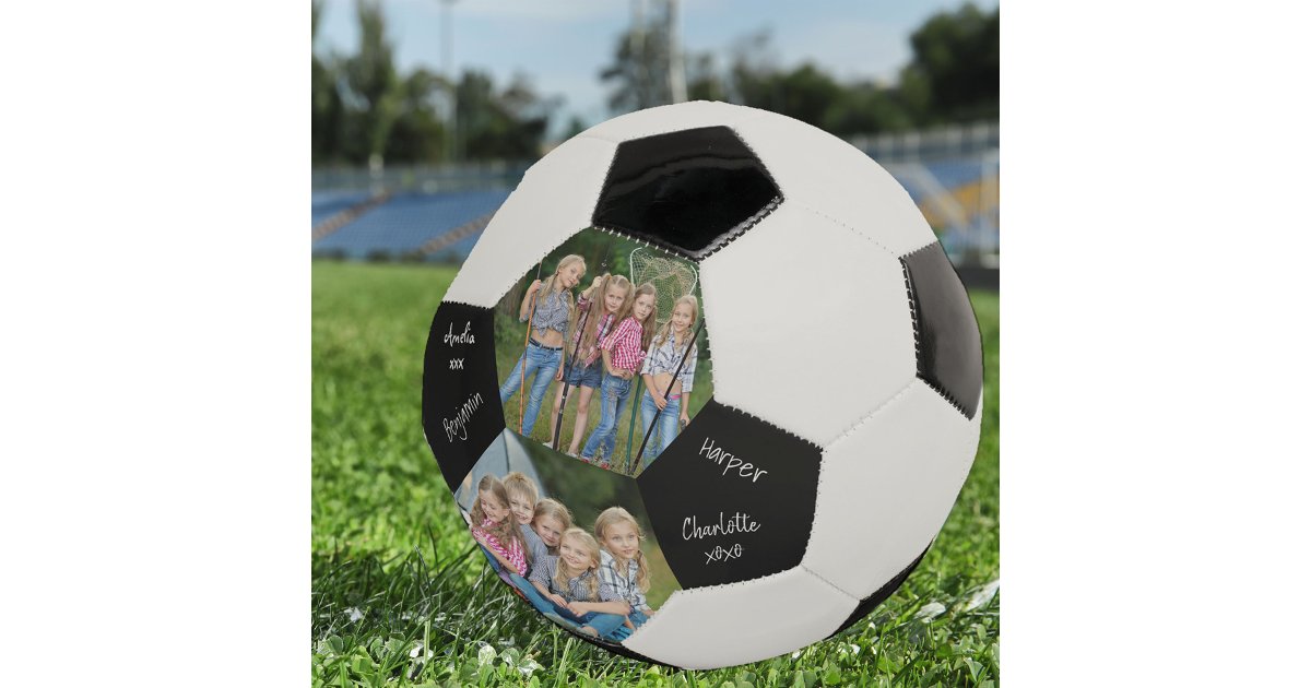 Personalized Photo and Signed Soccer Ball | Zazzle