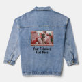 Personalized Photo and Text Denim Jacket | Zazzle