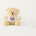Personalized Photo and Text Front and Back Teddy Bear | Zazzle
