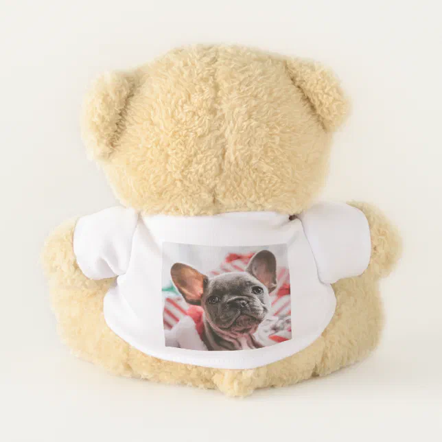 Personalized Photo and Text Front and Back Teddy Bear | Zazzle
