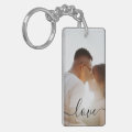 Personalized Photo and Text Photo Collage Keychain | Zazzle