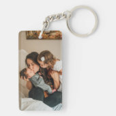 Personalized Photo and Text Photo Collage Keychain | Zazzle