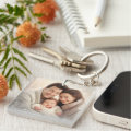 Personalized Photo and Text Photo Collage Keychain | Zazzle
