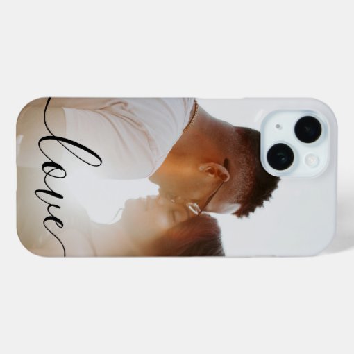 Personalized Photo and Text Photo Love Case-Mate iPhone Case | Zazzle