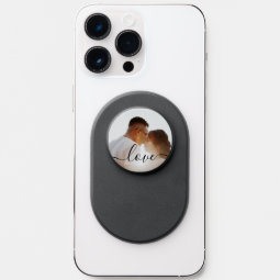 Personalized Photo and Text PopSocket | Zazzle