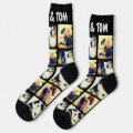 Personalized photo and text socks | Zazzle