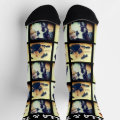 Personalized photo and text socks | Zazzle