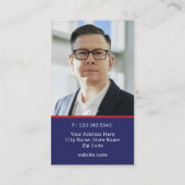 Personalized Photo (back side) Campaign Election Business Card | Zazzle