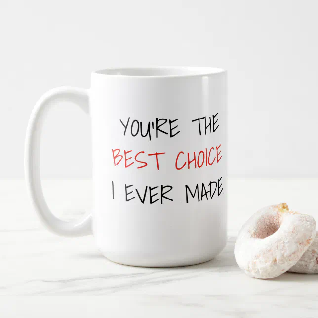 Personalized Photo Best Choice Ever Monogram Coffee Mug | Zazzle