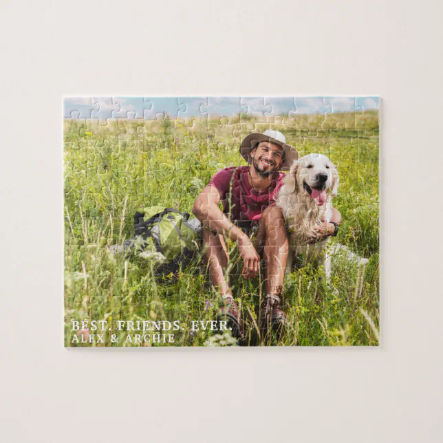 Personalized Photo Best Friends Ever Jigsaw Puzzle | Zazzle