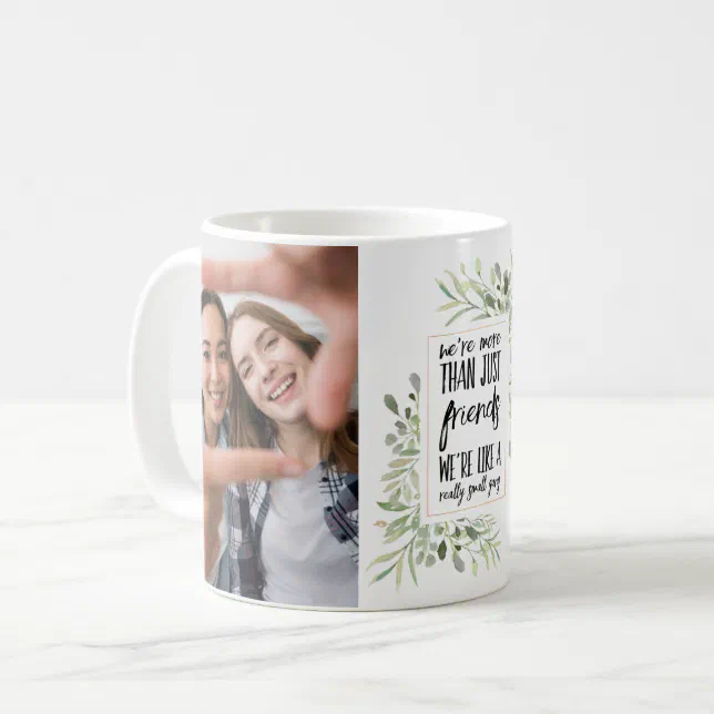 Personalized Photo Best Friends Mug | Zazzle