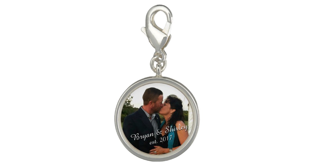 personalized photo charm | Zazzle