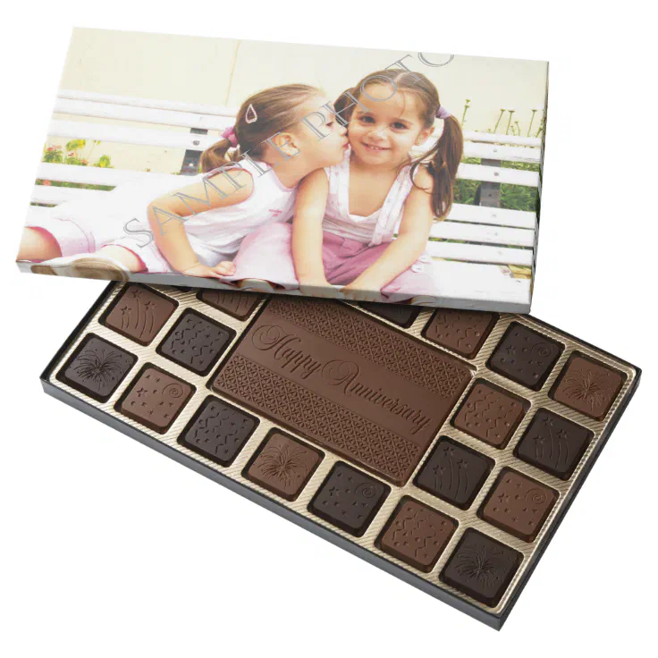 Personalized photo chocolate box. Make your own! | Zazzle