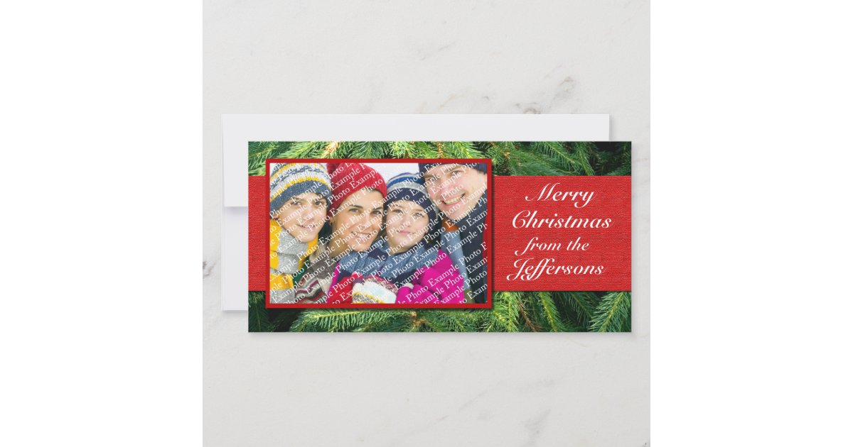 Personalized Photo Christmas Cards Xmas Holiday | Zazzle