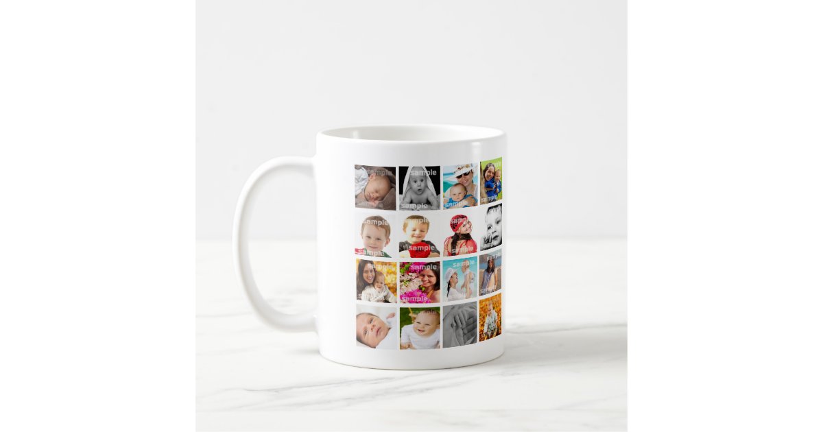 Personalized Photo Collage Coffee Mug | Zazzle.com
