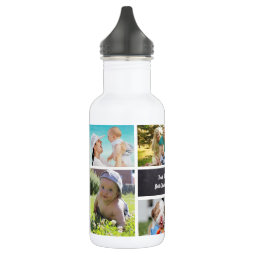 Personalized, Photo Collage, Custom Water Bottle | Zazzle