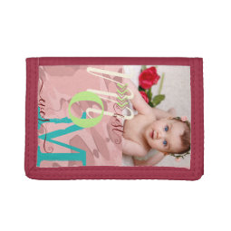 Personalized Photo Collage For Her Trifold Wallet | Zazzle