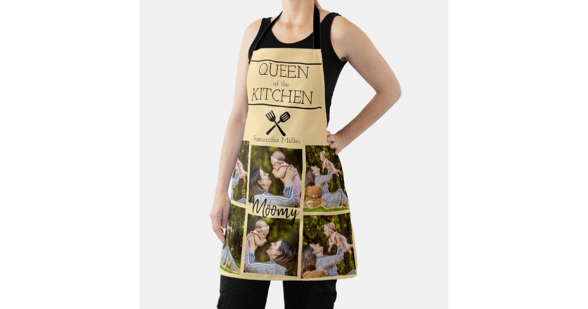 Personalized Photo Collage Kitchen Apron | Zazzle