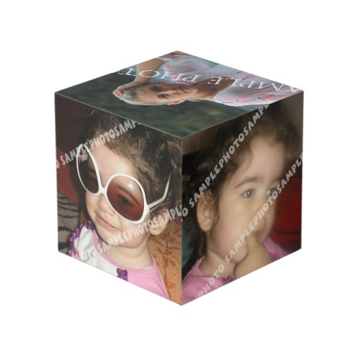 Personalized photo cube. Make your own! Cube | Zazzle