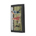 Personalized Photo & Custom Text Template Trifold Wallet | Zazzle