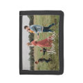 Personalized Photo & Custom Text Template Trifold Wallet | Zazzle