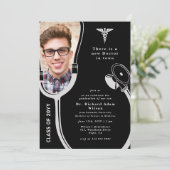 Personalized Photo Doctor Graduation Invitation | Zazzle