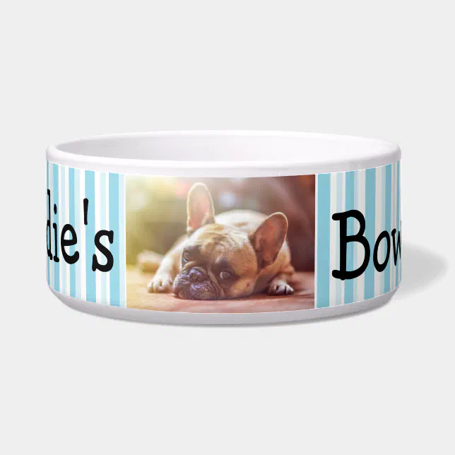 Personalized Photo Dog Bowl | Zazzle