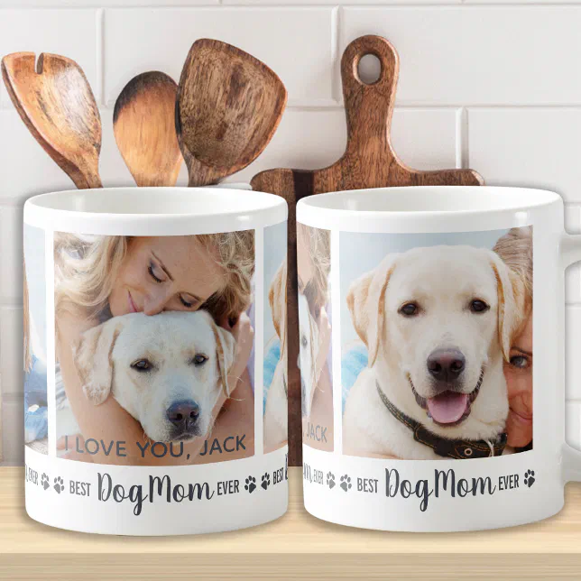 Personalized Photo Dog Mom Coffee Mug | Zazzle