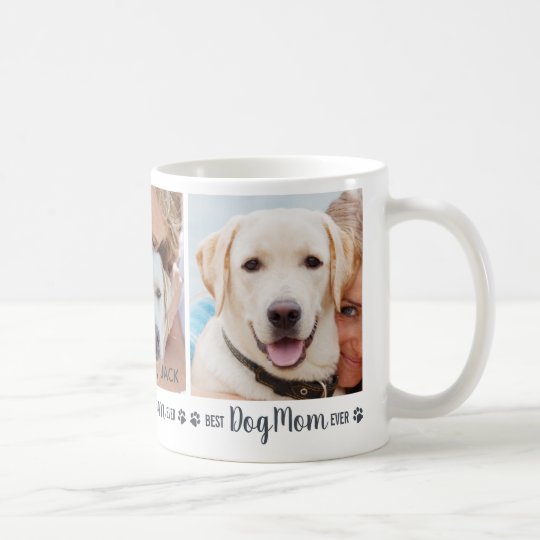 Personalized Photo Dog Mom Coffee Mug | Zazzle.com