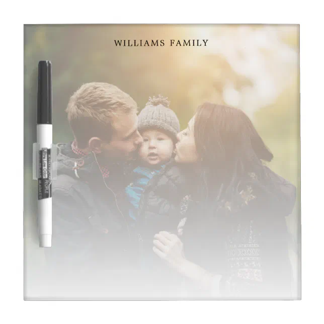 Personalized Photo Dry Erase Board | Zazzle