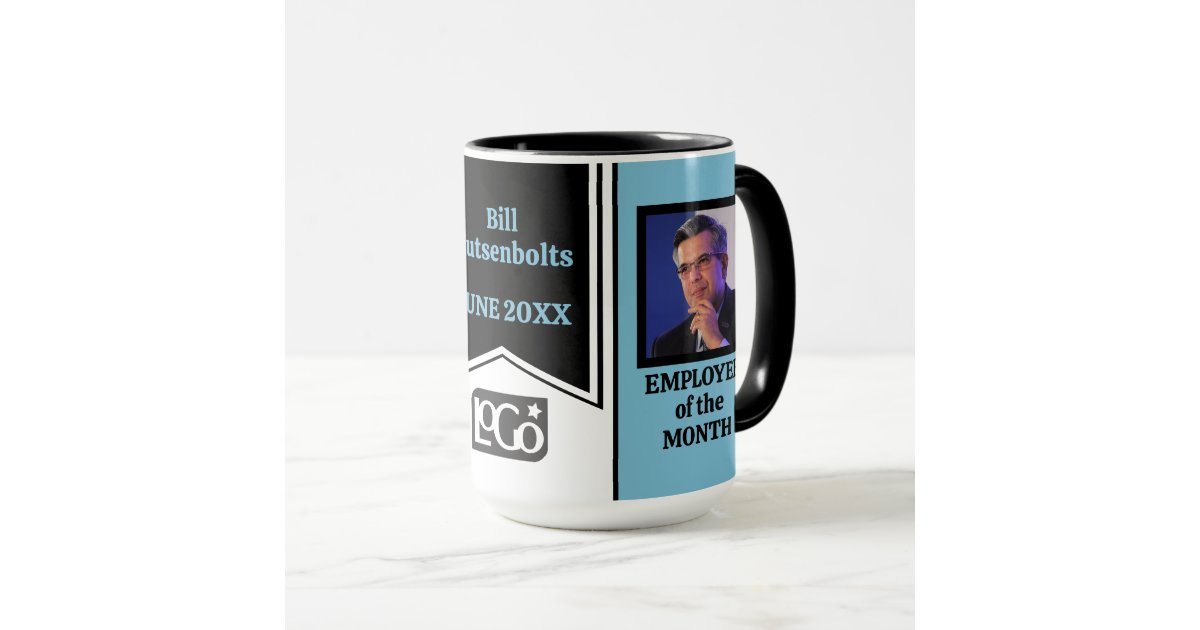 Personalized photo employee of the month mug | Zazzle