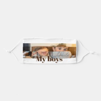Personalized Photo Face Mask | Zazzle
