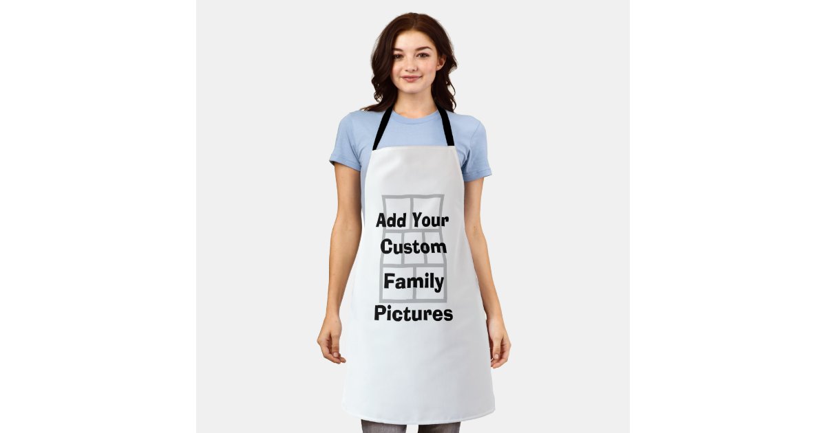 Personalized Photo Frame Aprons, Custom Photo Apron | Zazzle