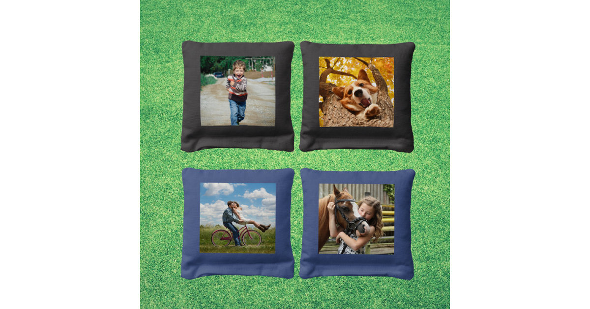 Personalized Photo Gift Cornhole Bags | Zazzle