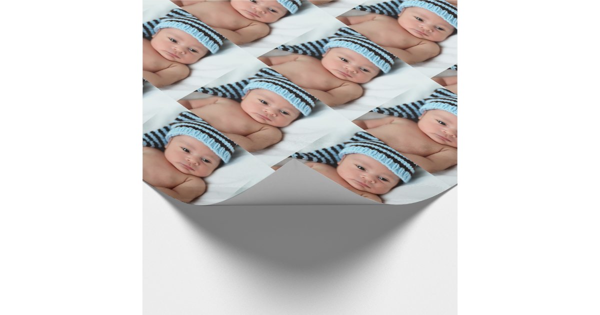 Personalized Photo Gift Wrap | Zazzle