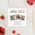 Personalized Photo Graduate Fun Facts Graduation Napkins | Zazzle