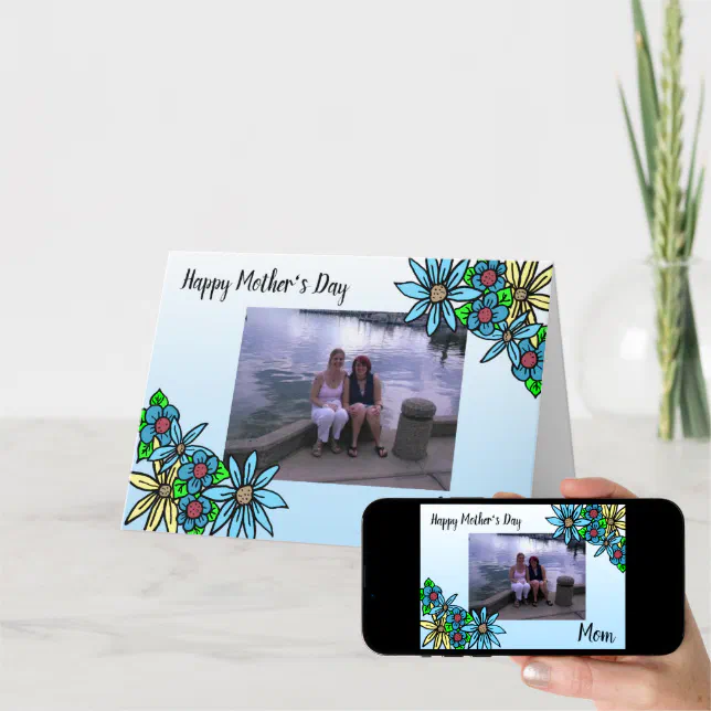 Personalized Photo Happy Mother's Day Card | Zazzle