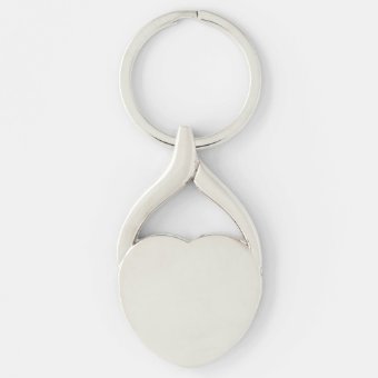 Personalized Photo Heart Shaped Keychain | Zazzle