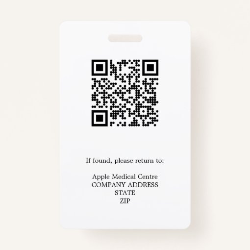 Personalized Photo ID & Logo security pass Badge | Zazzle