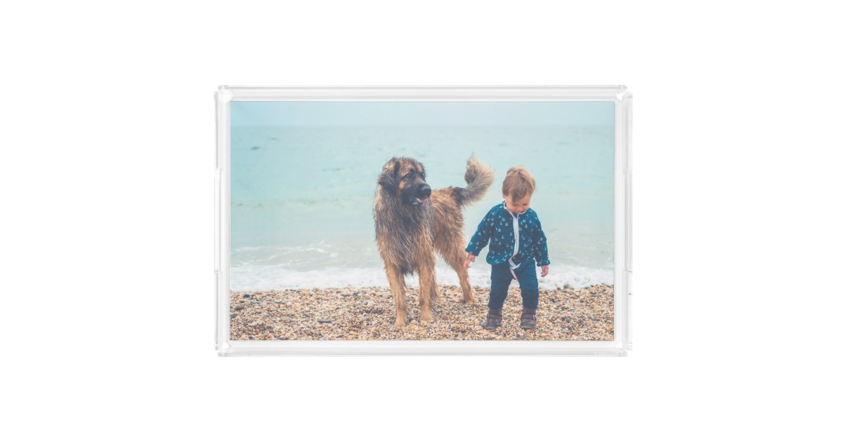 Personalized Photo Keepsake Acrylic Tray | Zazzle